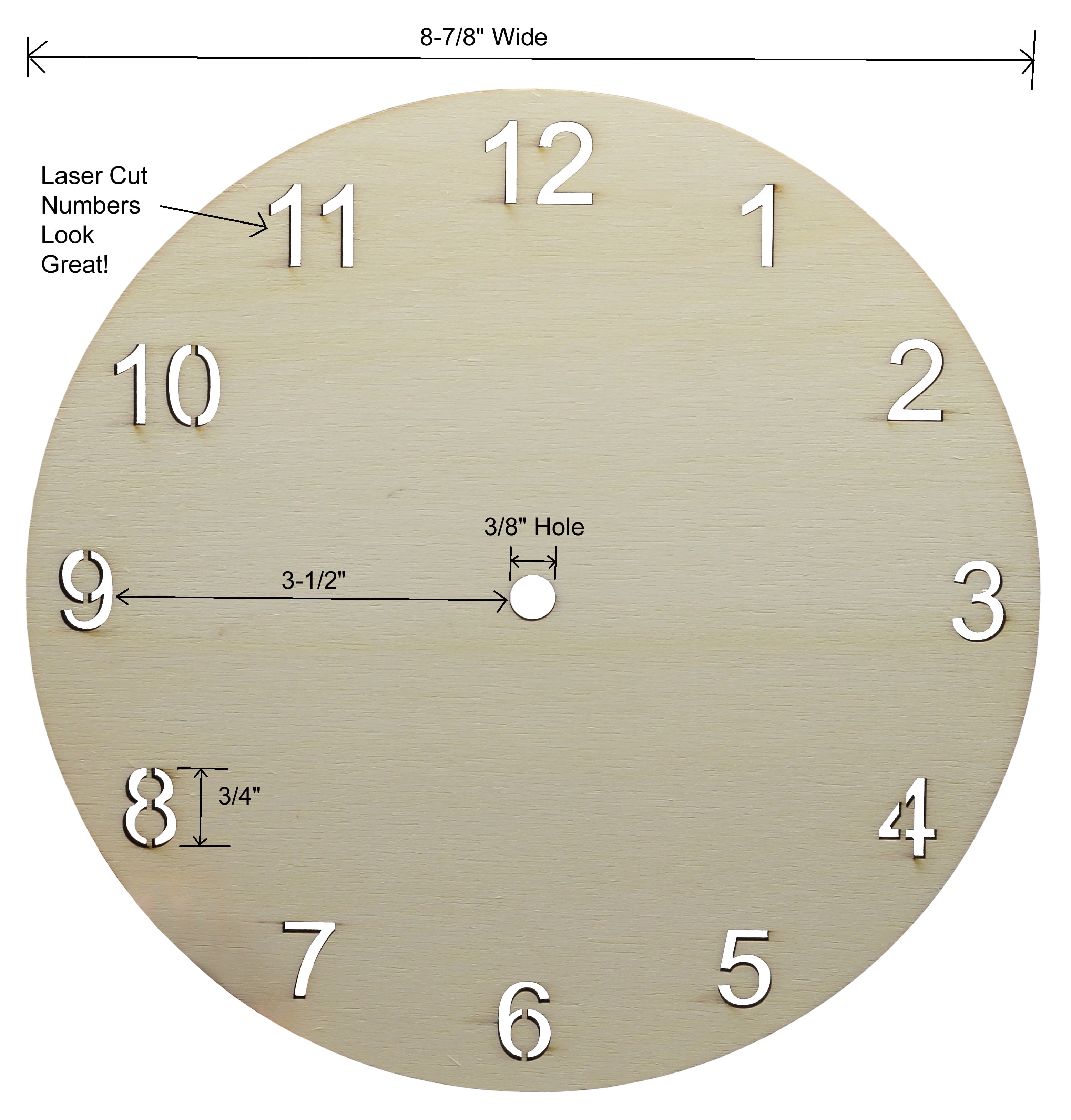 Blank Clock Face Without Numbers