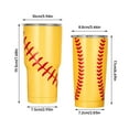 Wendoximz Baseball Cup - Sports Travel Mug, Insulated Coffee Cup with ...
