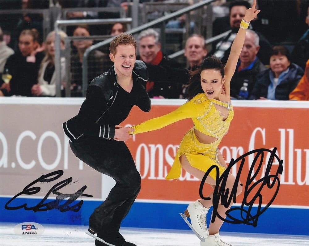 Madison Chock & Evan Bates USA 2026 Olympics Signed 8x10 Photo PSA/DNA ...