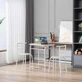 UBesGoo 3-Piece Apartment Dinette Set, Space-Saving Kitchen Table with ...