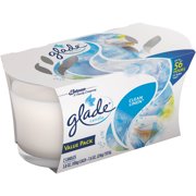 Glade Candle, Clean Linen, 3.8 oz. (Pack of 2) - Walmart.com - Walmart.com