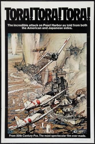 Tora Tora Tora Movie Poster 16in x 24in 16x24 Multi-Color Square Adults ...