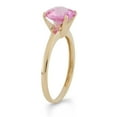 10k gold round gemstone ring - Walmart.com