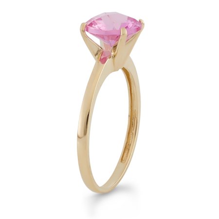 Jordan Blue NYC - 10k gold round gemstone ring - Walmart.com - Walmart.com