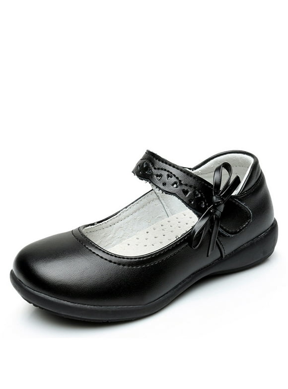 Girls' Black School Shoes