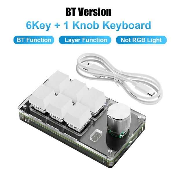 Programming Macro Custom Knob Keyboard Rgb 3 Key Copy Paste Mini Button