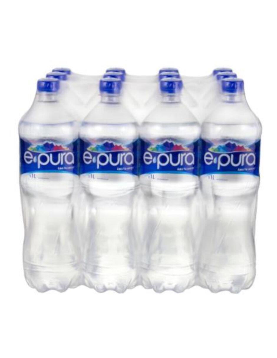 Pack de 12 Agua Epura Purificada 1 L Epura purificada | Walmart en línea