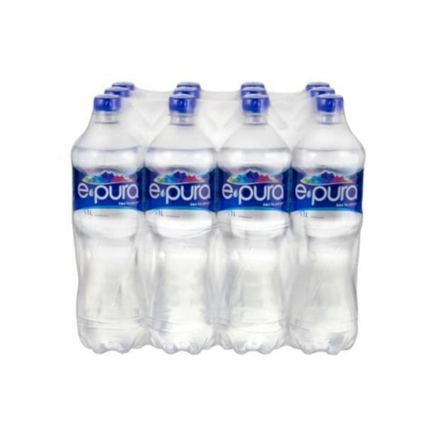 Pack de 12 Agua Epura Purificada 1 L Epura purificada | Walmart en línea