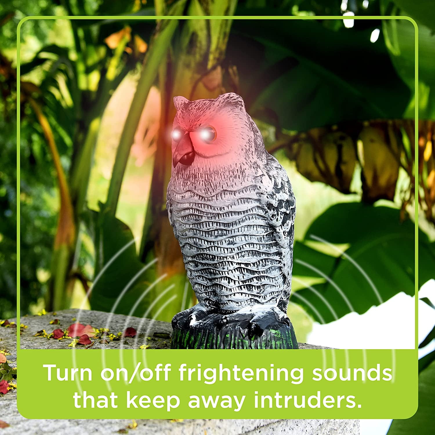 Buy Homarden | Bird Blinder Fake Owl With Flashing Eyes Frightening ...