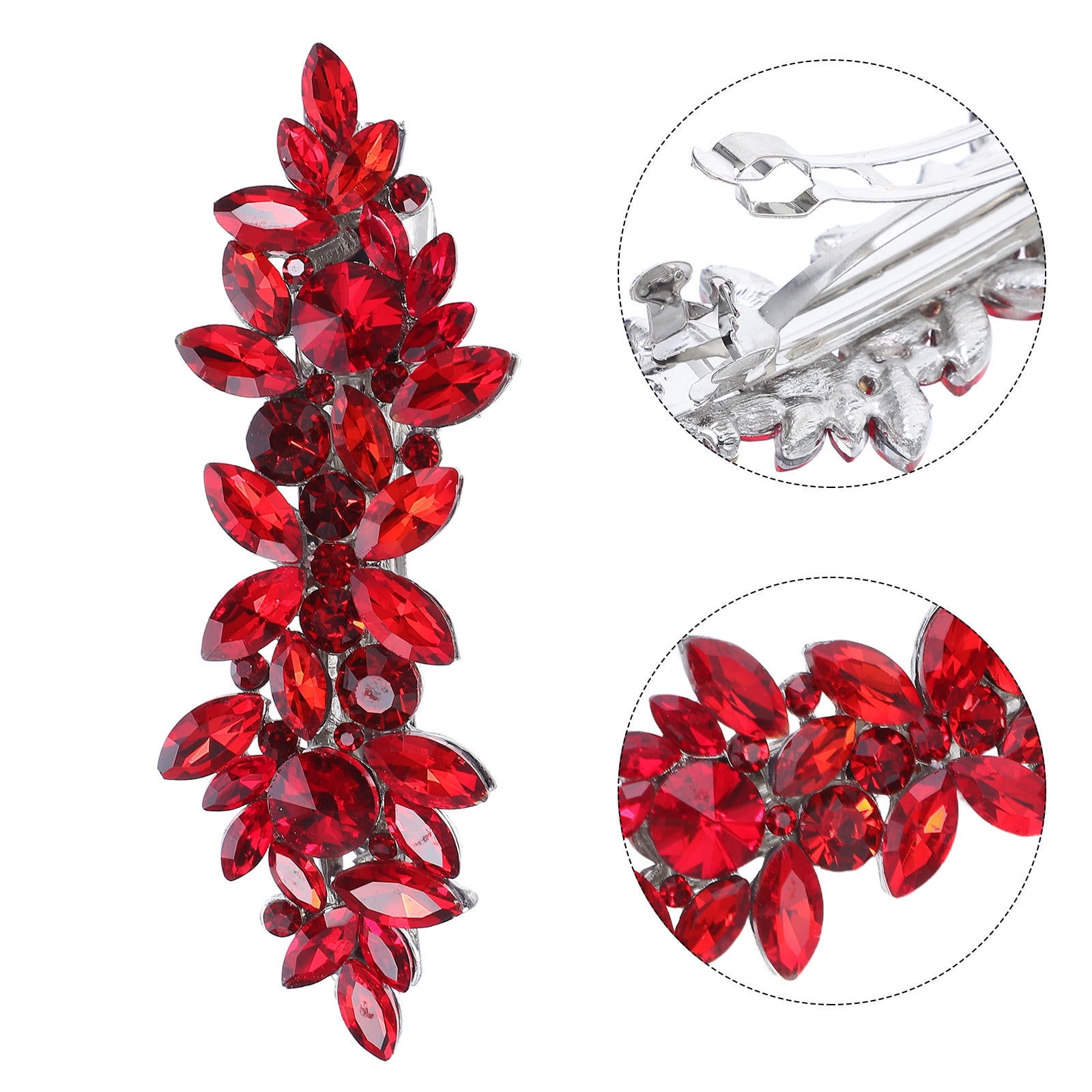 Click here for Ctirchiu Wedding Hair Pieces For Women Red Crystal... prices