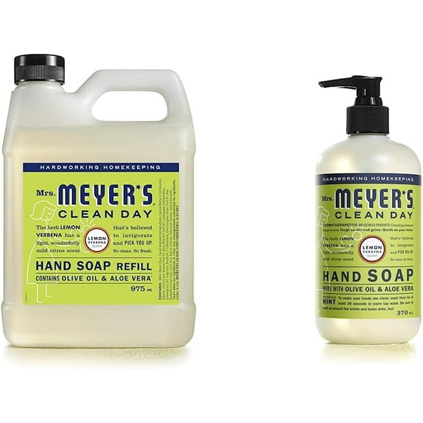 Garden-fresh lemon - Hand Soap Refill + Clean Day Liquid Hand Soap ...