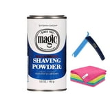 Magic Shaving Powder Blue Regular Strength 5 oz - Razorless Shaving ...