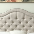 Alton Furniture Angelo Tufted Upholstered Panel Platform Bed