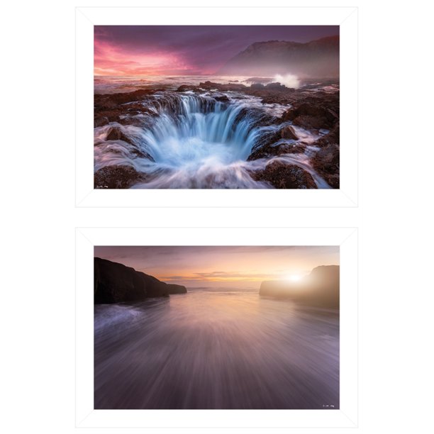 Future Genesis 2-Piece Vignette by Moises Levy Printed Art Wood Multi ...