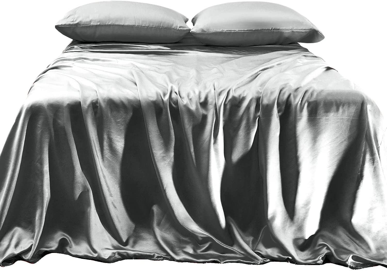 Elegant Comfort Luxurious 4-Piece Silky Satin Sheet Set, Skin and Hair ...