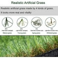 Artificial Grass 2' x 17' (34 Square Feet) Realistic Fake Grass ...