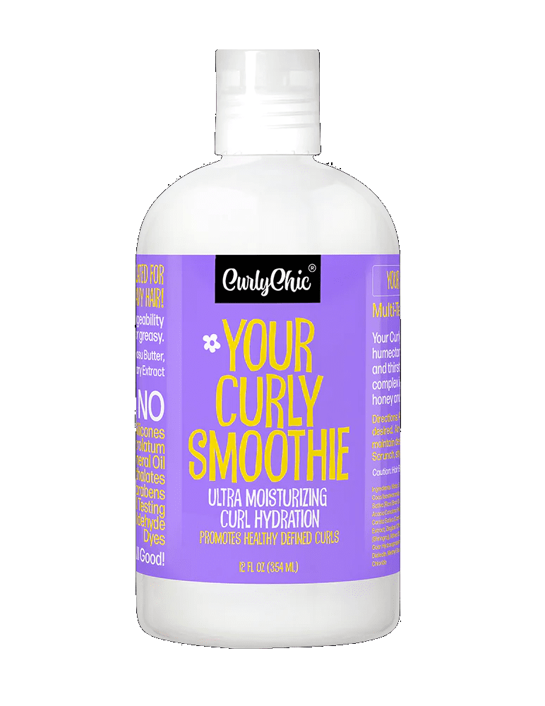 CurlyChic Your Curly Smoothie, Net.Wt 12 fl.oz (Enriched with Rice Bran ...