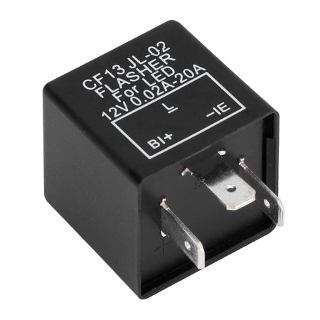 Mgaxyff LED Light Flasher,3 Pin Electronic Flasher Relay LED Turn ...