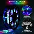 DELight 150Ft Rope Lights 1620 LED Outdoor String Lights Cuttable 2 ...