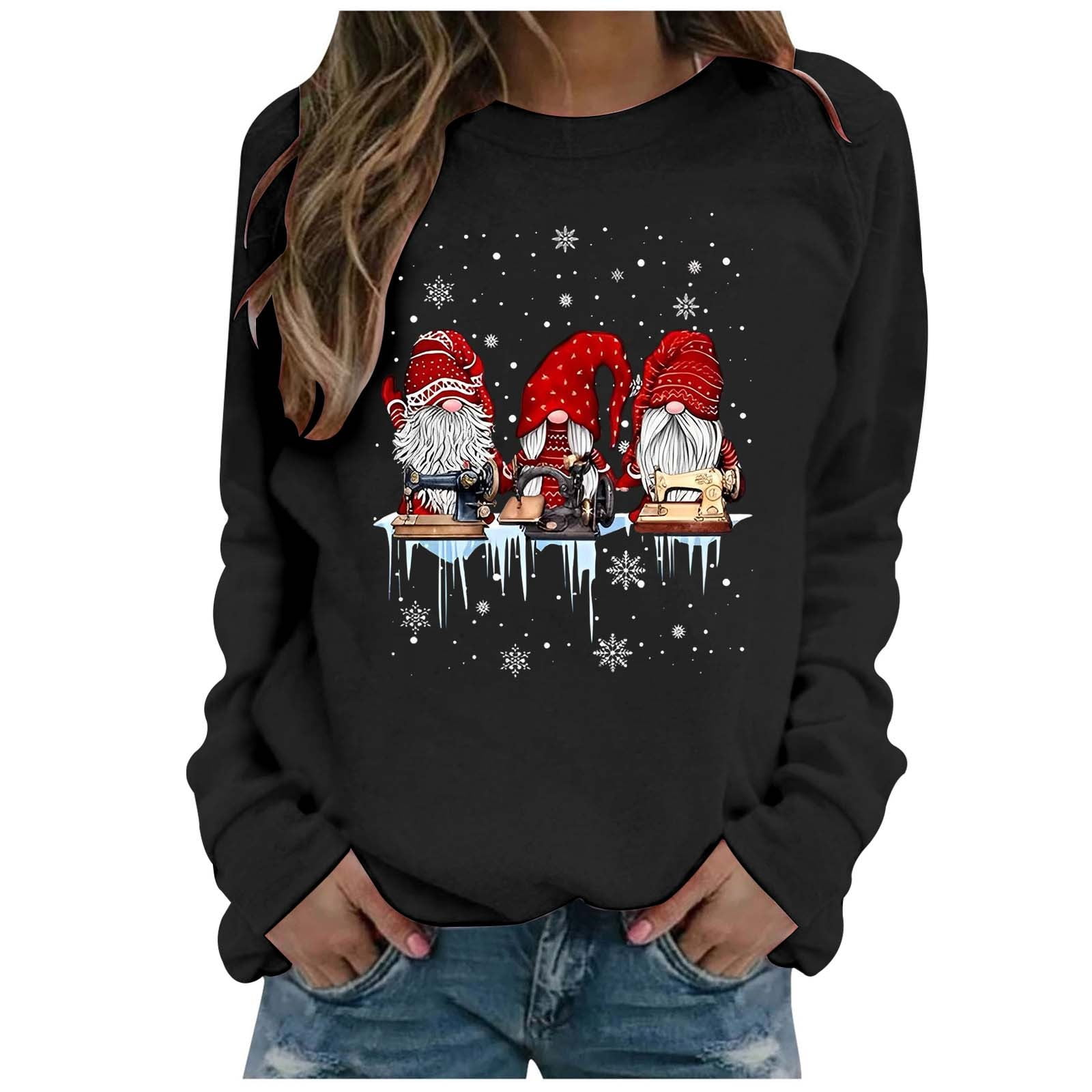 Click here for Hnmkiu Womens Clothes Womens Christmas Hoodie Long... prices