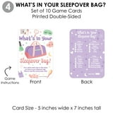 Big Dot of Happiness - 4 Girls Sleepover Party Game Set - 10 Cards Each - Gamerific Bundle ...