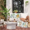 Animals Print Throw Pillow Covers 18 x Inch Set of 4 Monkey Giraffe ...