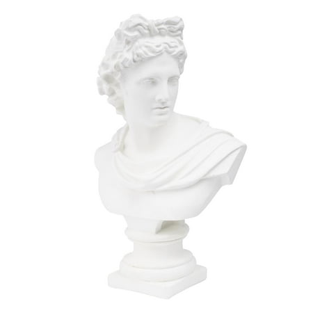 Resin Bust Statue 11.6 Inch Plaster Figurines Home Decoration Sculpture ...