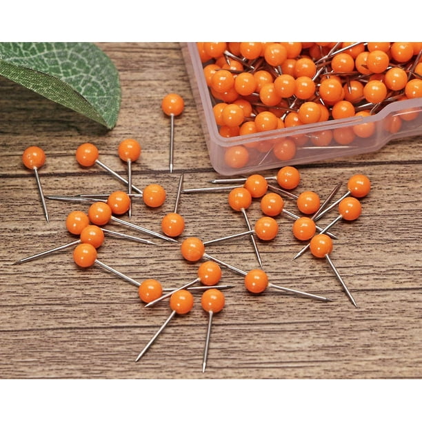 1/8 Inch Small Round Ball Head Decorative Push Pins Map Thumb Tacks For ...