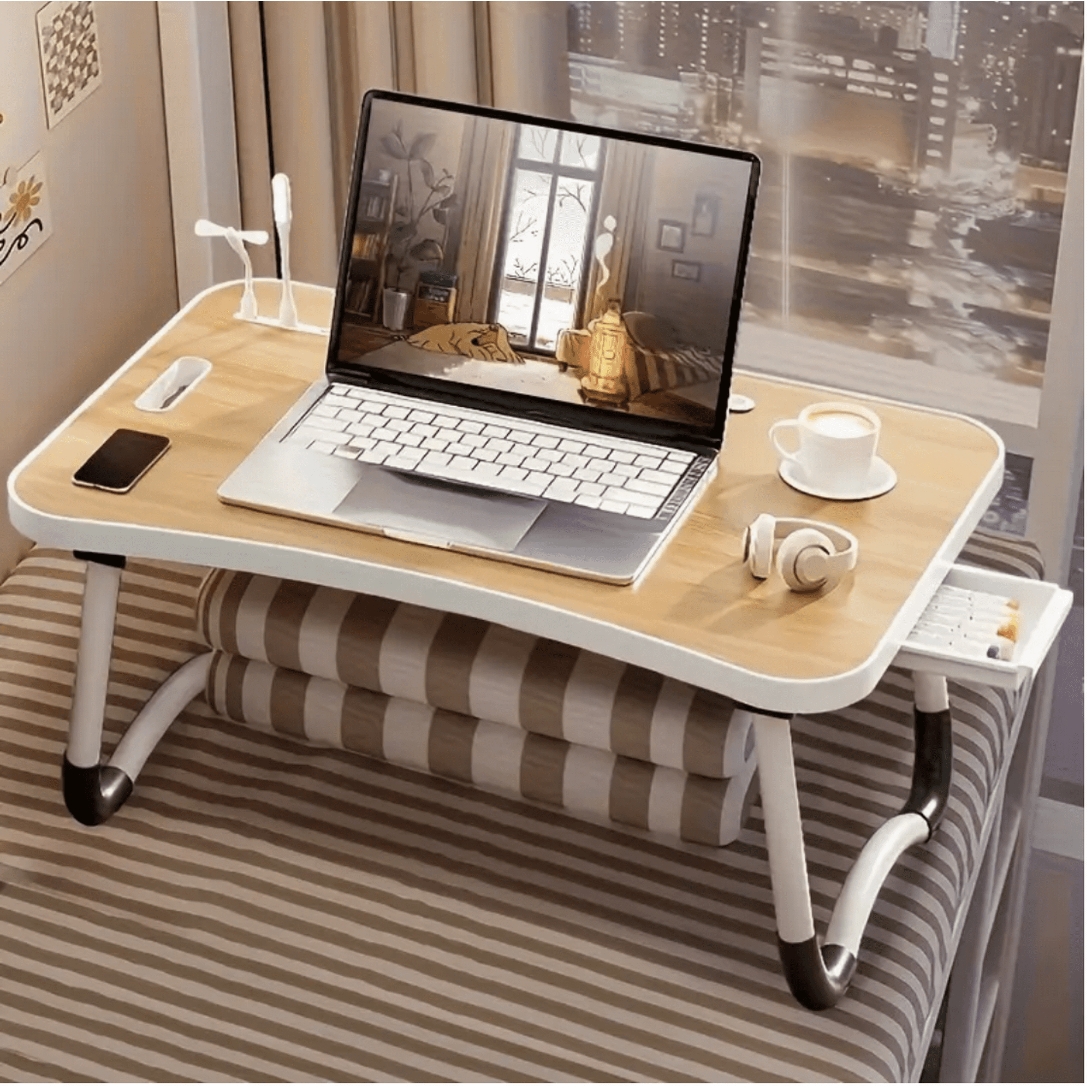 Click here for Ecorepono Super Portable Foldable Laptop Desk - Be... prices