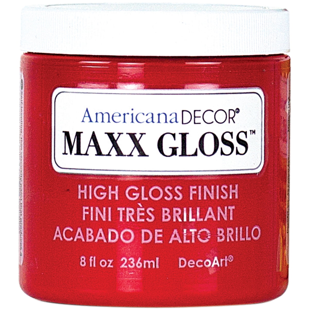 Maxx Gloss Acrylic Paint 8oz-Candy Apple - Walmart.com