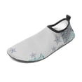 Abstract Marine Life Pattern Water Shoes Beach Slip-on Shoes for Men ...
