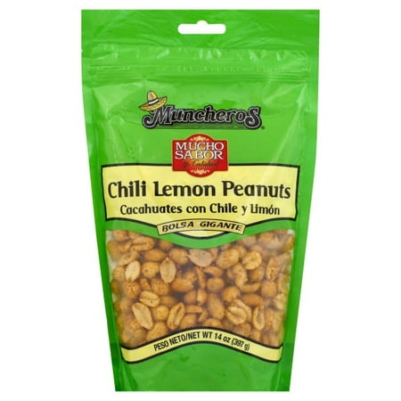 Muncheros Chili Lemon Peanuts, 14 oz - Walmart.com