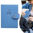 2 Pack Blue Executive Pocket Notebooks, 3"x4.3" Thin Compact Document ...