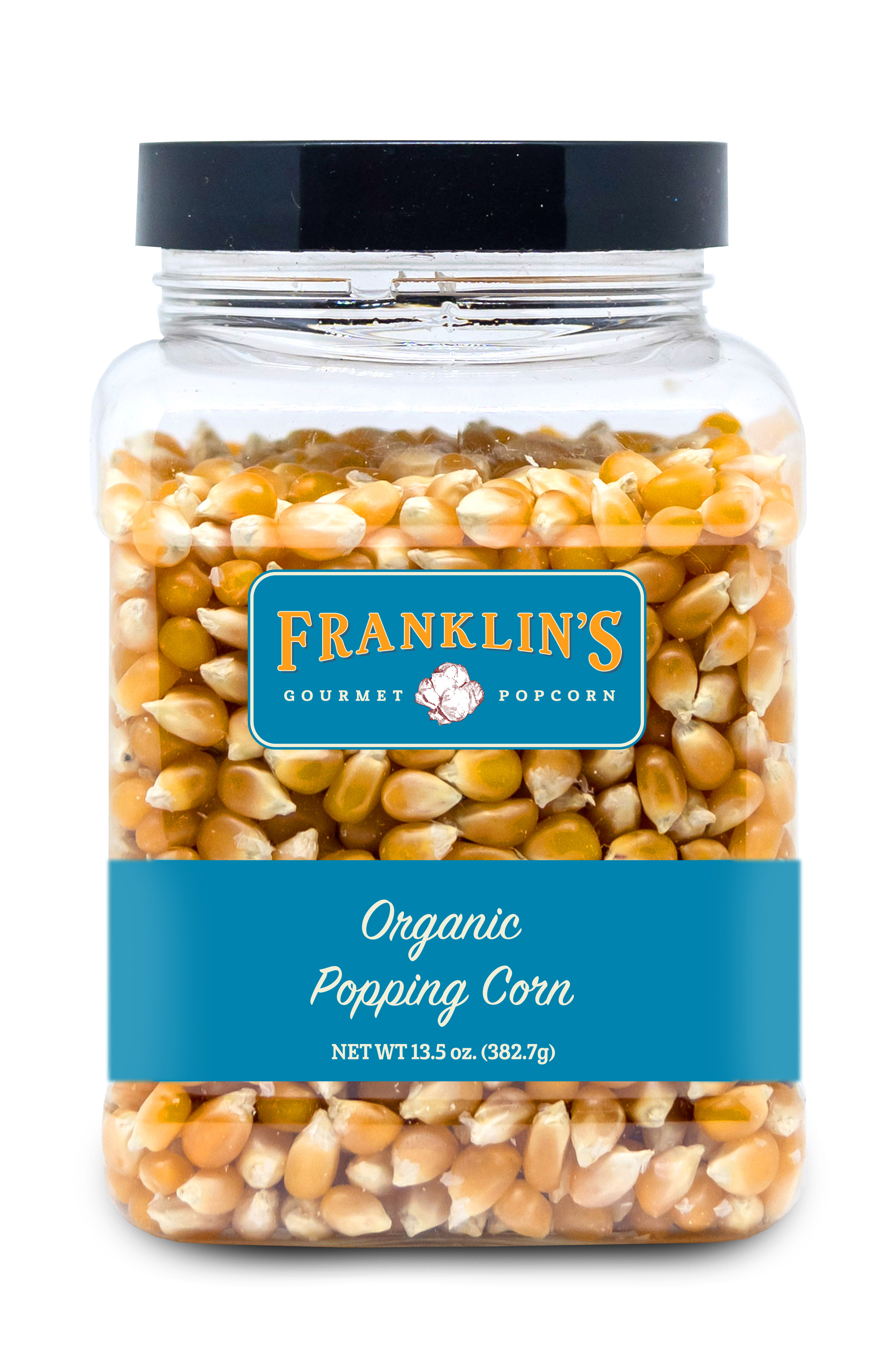 Franklin's Gourmet Popcorn Organic Popping Kernels, 13.5oz - Walmart.com
