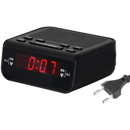 Radio Clock Digital LED Alarm Clock Multifunction Desktop Time Display ...