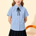 BCSIOAOI Toddler Girls Uniform Shirts,Back to School Peter Pan Collar ...