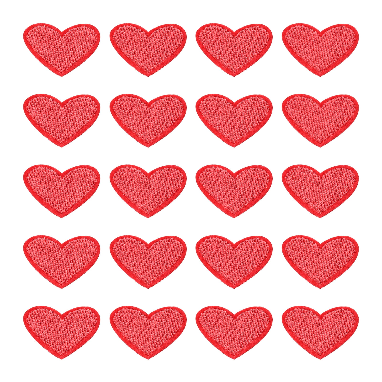 Click here for Unique Bargains Uxcell 20 Pack Heart Iron On Patch... prices