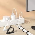 10PCS Adjustable Cable Clips, Self Adhesive Wire Clamp Holder for Desk ...