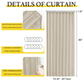 NICETOWN Closet Curtains, Accordion Style Door Curtains Pleated Folding ...