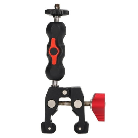 Ball Head Super Clamp For Fill Light Microphone Camera Super Clamp Ball ...