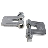 Highcraft 3/8 in. C-Clamp Rod Anchor for Beam, Electro Galvanized Steel ...