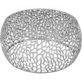 Meridian Furniture Priya Solid Chrome Aluminum Coffee Table - Walmart.com