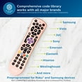Philips 4-Device Universal Remote Control, Brushed Rose Gold, SRP4219G ...