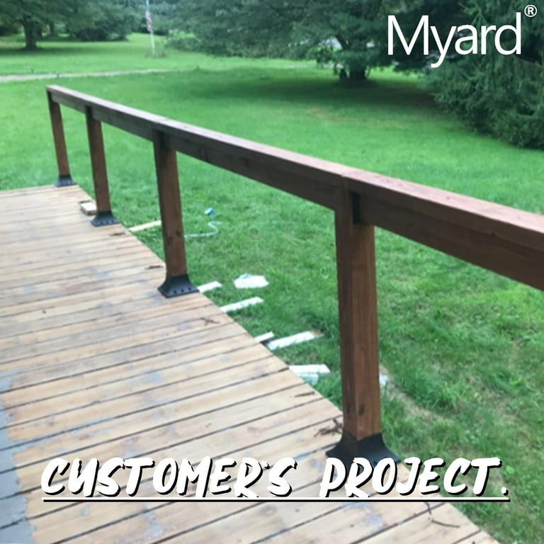4x4 Deck Rails And Supports