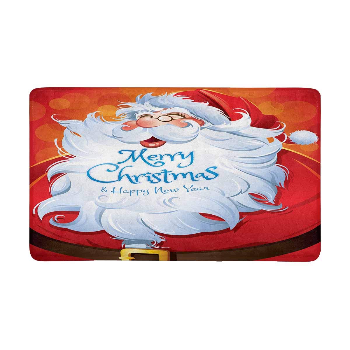 POP Santa Claus Front Door Mat 30x18 Inches Welcome Doormat for Home ...