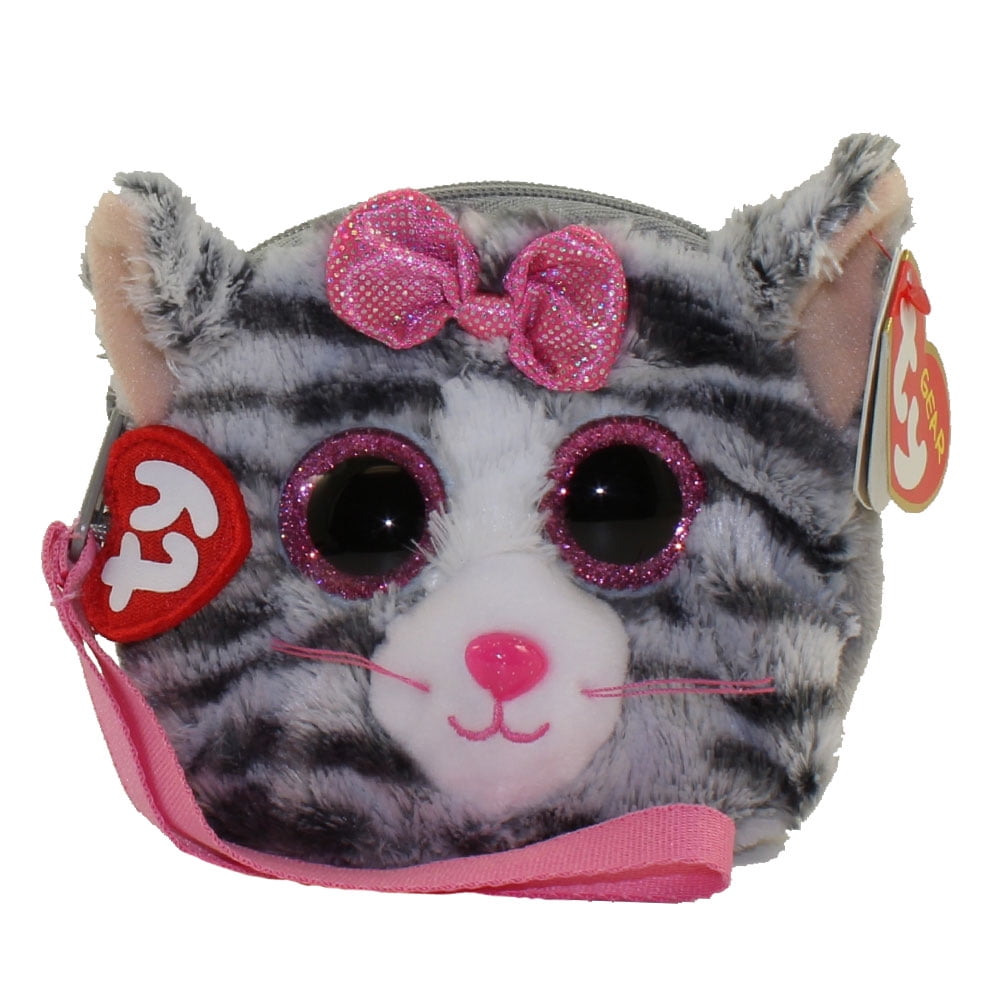 TY Gear Wristlet - KIKI the Grey Cat (5 inch) - Walmart.com - Walmart.com
