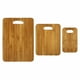 Oceanstar 3-Piece Bamboo Cutting Board Set - Walmart.com