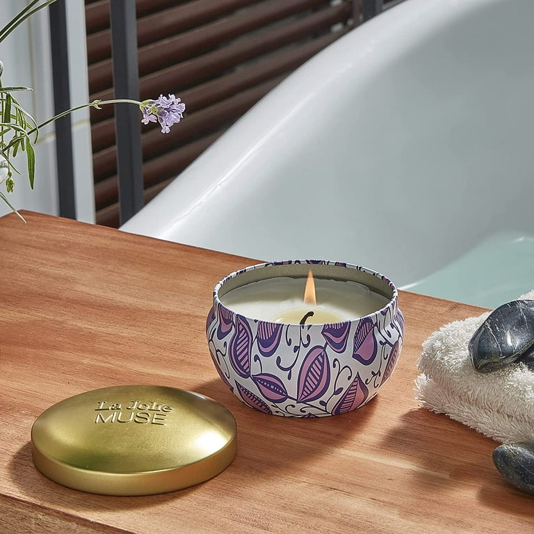 La Jolie Muse Lavender Eucalyptus Scented Candle Aromatherapy Candles for Stress Relief Candle Gifts for Women Candles for Home Scented 45 Hours Walmart
