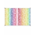 Abstract Flowers Sun Shade Sail 6.5'X10' White Dandelion Lavender ...
