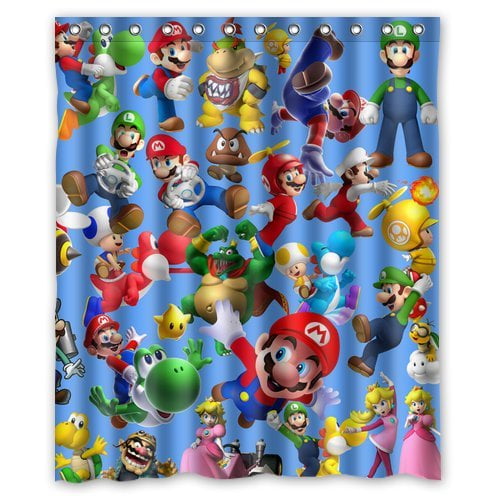 Click here for Touxihaa Super Mario Shower Curtain Bathroom Curta... prices